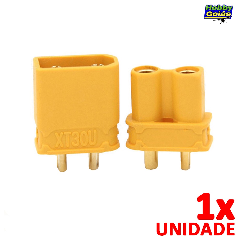 Par Conector XT30 Macho e Fêmea P/ Esc e Bateria Aeromodelo Shock Flyer Planador | Shopee Brasil