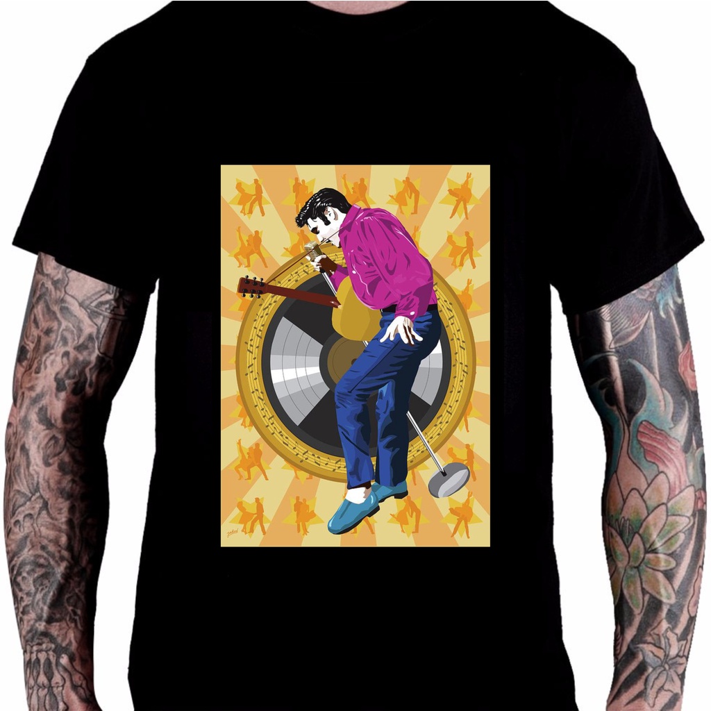 Camiseta Elvis Presley Rei Rock And Roll Banda H76 | Shopee Brasil
