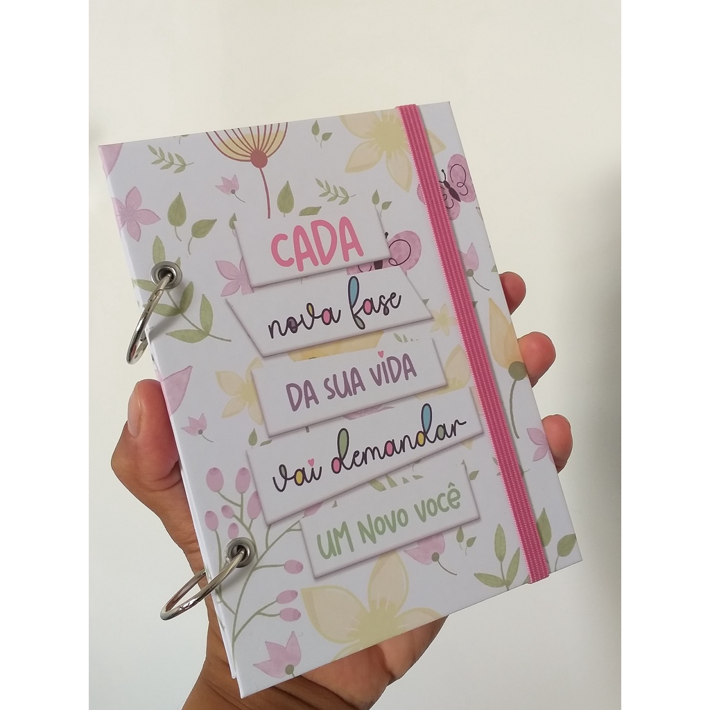 Caderno Argolado Nova Fase A6 com 2 Argolas / Caderno com Argolas Tipo ...