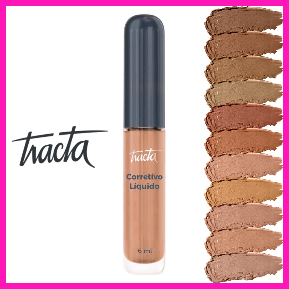 Tracta Corretivo Líquido (Alta Cobertura de Imperfeições) 6ml | Shopee ...