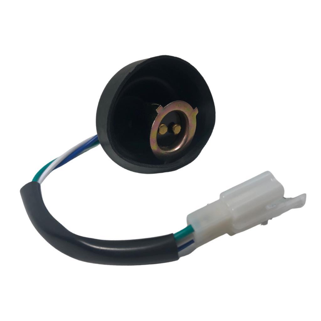 SOQUETE FAROL BIODO BIZ 125 NXR 150 BROS 09/16 COM PROTEÇÃO DE BORRACHA ...