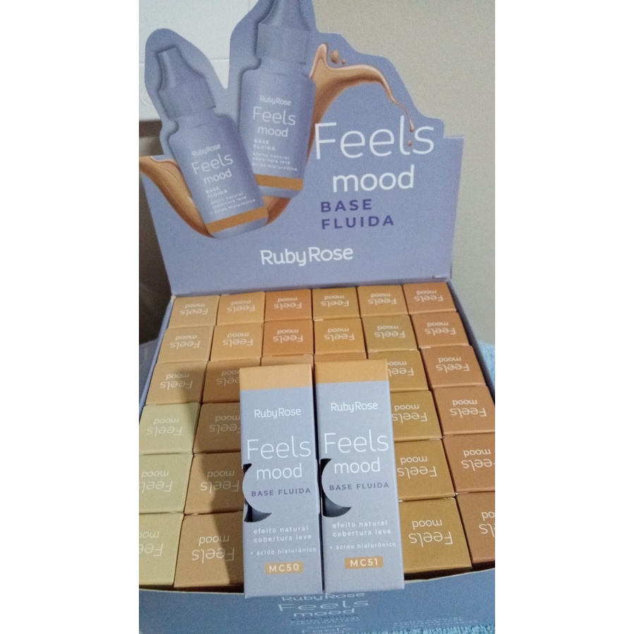 Base Fluída Feels Mood- Ruby Rose | Shopee Brasil