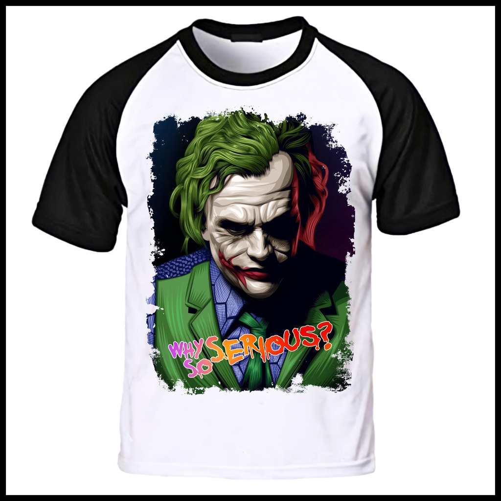 Camiseta Coringa Joker Heath Ledger Why so Serious? | Shopee Brasil