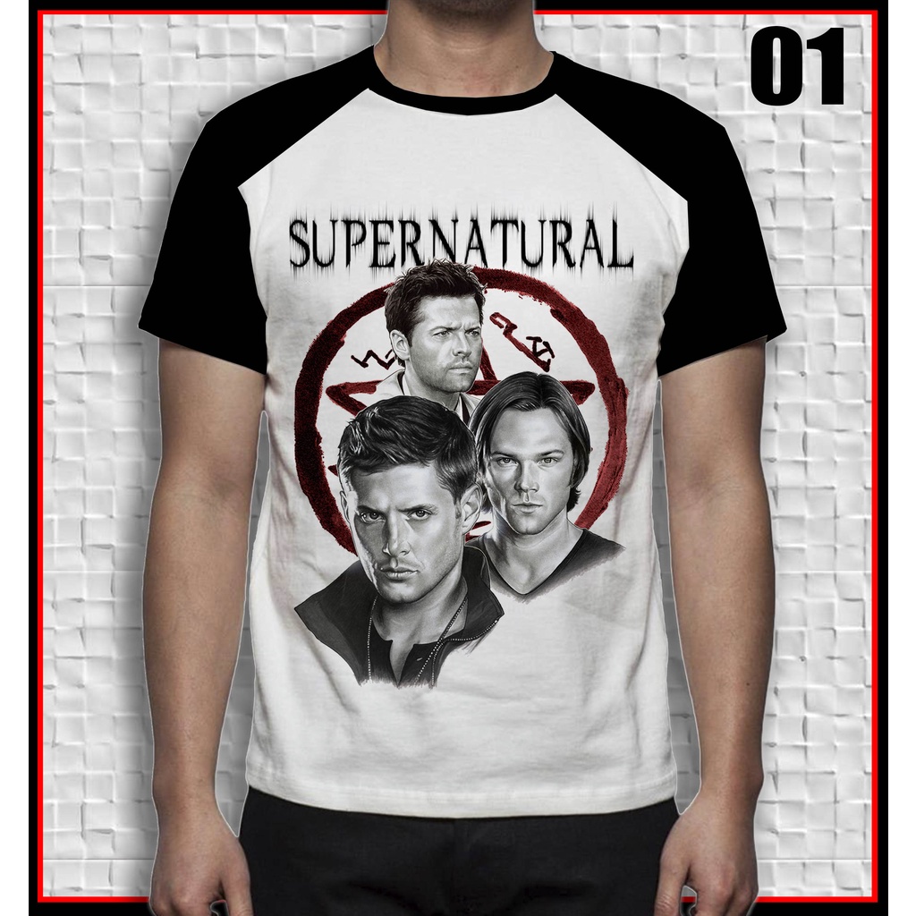 Camiseta Supernatural SPN Series geek nerd T-shit | Shopee Brasil