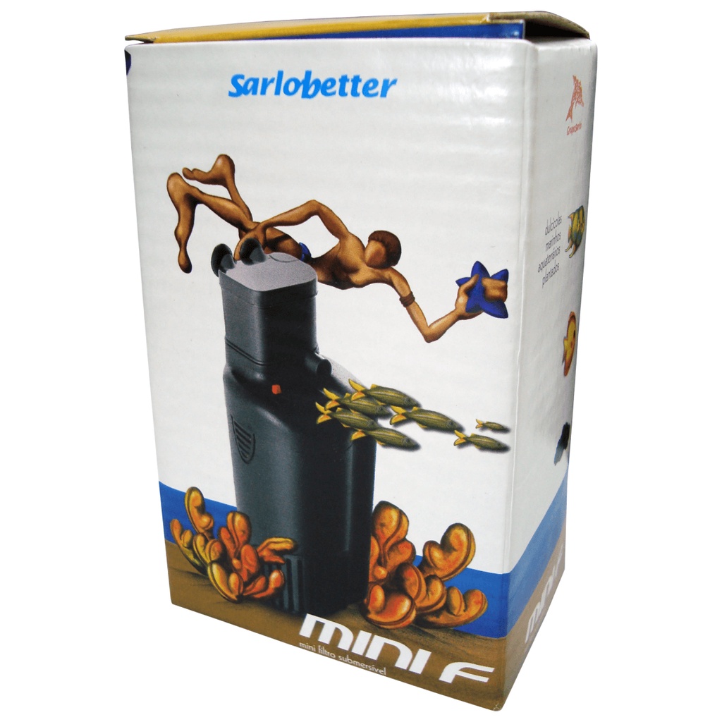 Filtro Interno Aquário Sarlo Better Mini-F 170l/h 220V - Escorrega o Preço
