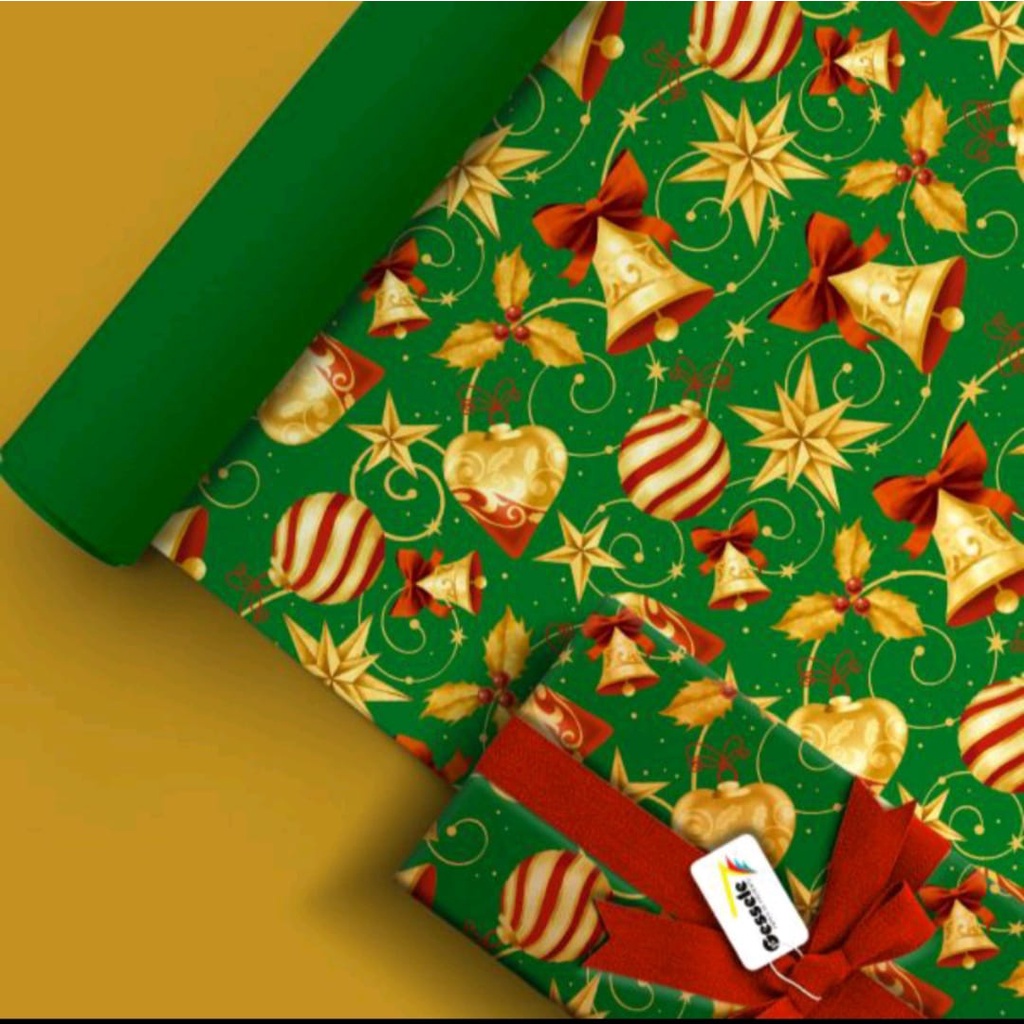 Papel para presente resma 50x60 - 10 folhas - Escorrega o Preço