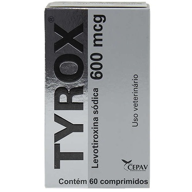 Tyrox 600 mcg - 60 comprimidos | Shopee Brasil