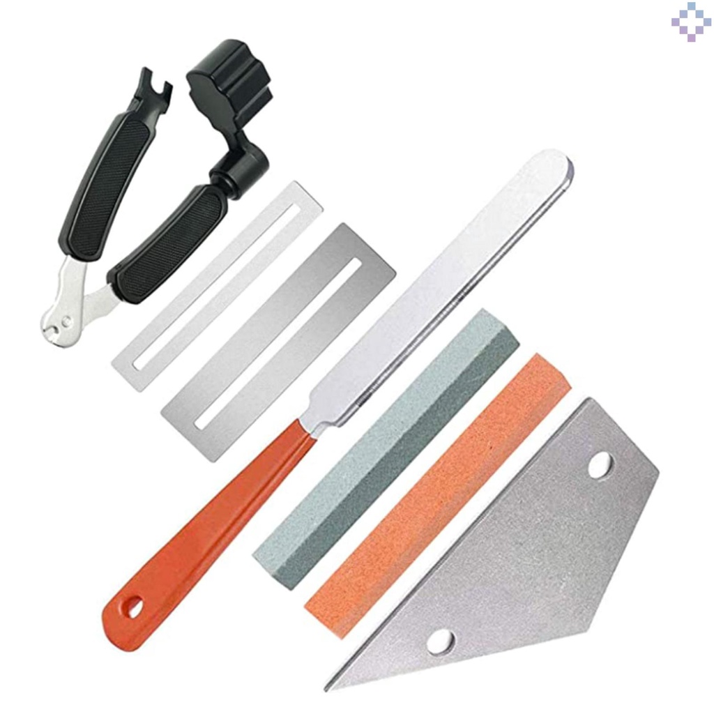 Kit De Ferramentas Luthier Para Reparo De Guitarra Lima De Fret ...