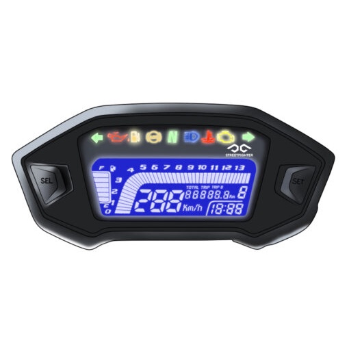 Painel Digital Universal StreetFighter Estilo CB 2 Novo Original ...