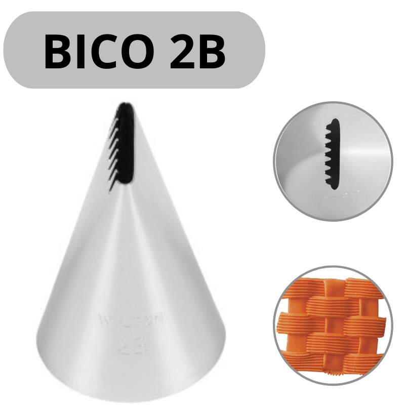 Bico Cesta 2B Para Confeitar - Wilton | Shopee Brasil