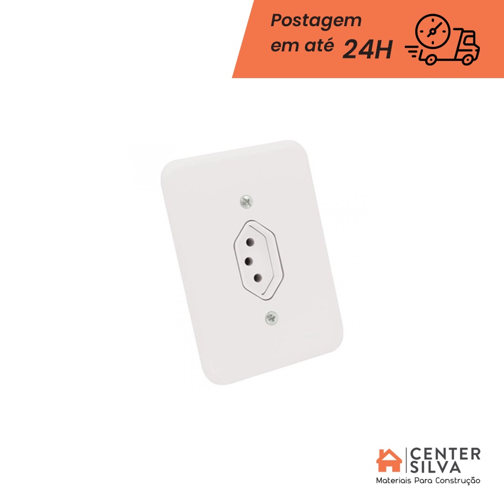 Tomada Simples 4x2 10A Radial Novo Padrão Brasileiro | Shopee Brasil