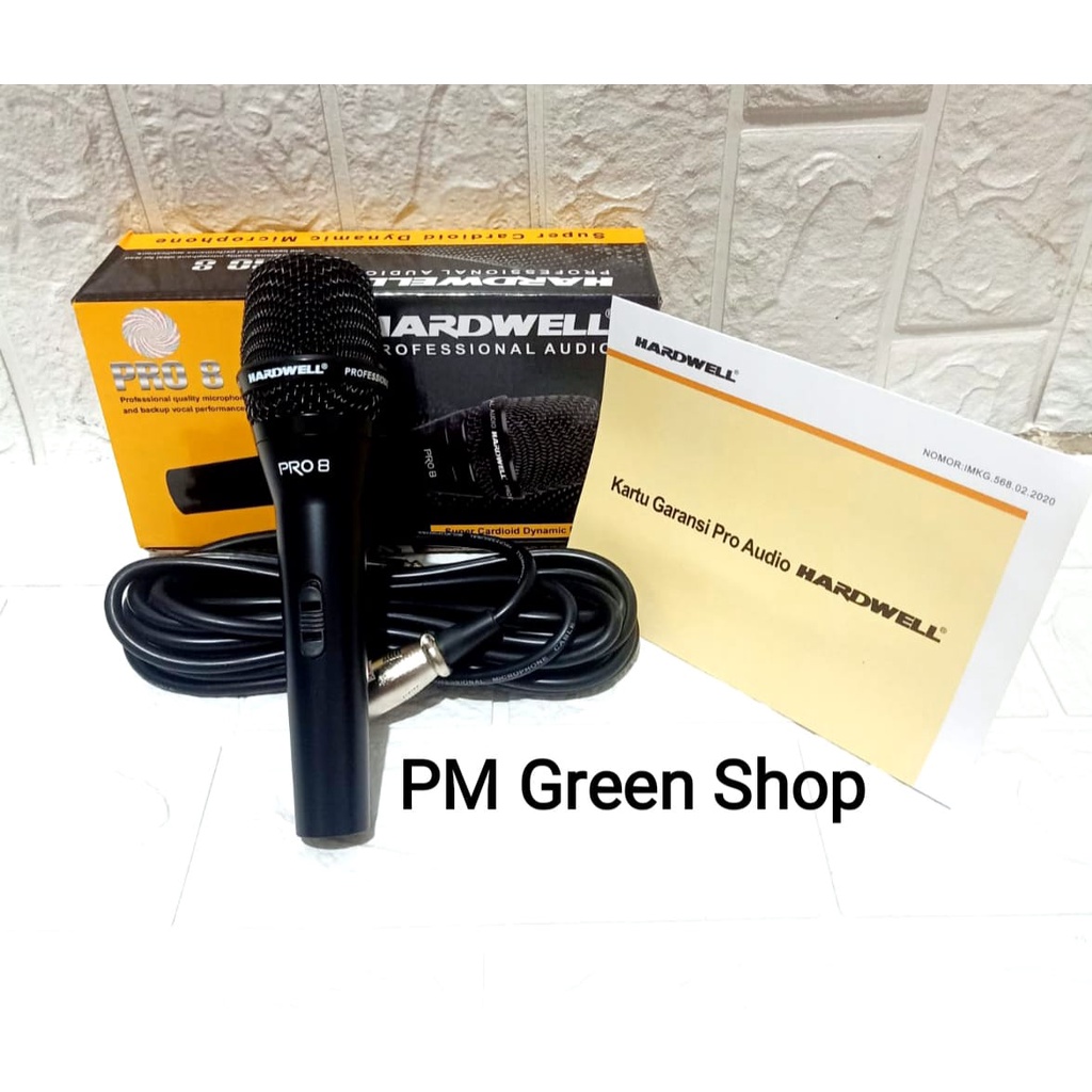 Cabo Hardwell Pro8m Microfone De 1 Ano Garantia Oficial | Shopee Brasil