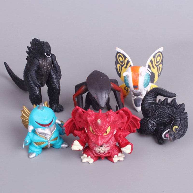 Gigan Godzilla Destoroyah Muto Mothra Chibi Filme 6 Figuras De ...