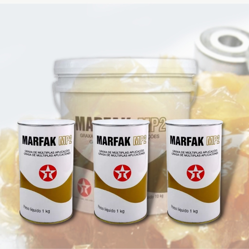 KIT COM 3 GRAXA MARFAK MP2 TEXACO 1KG | Shopee Brasil