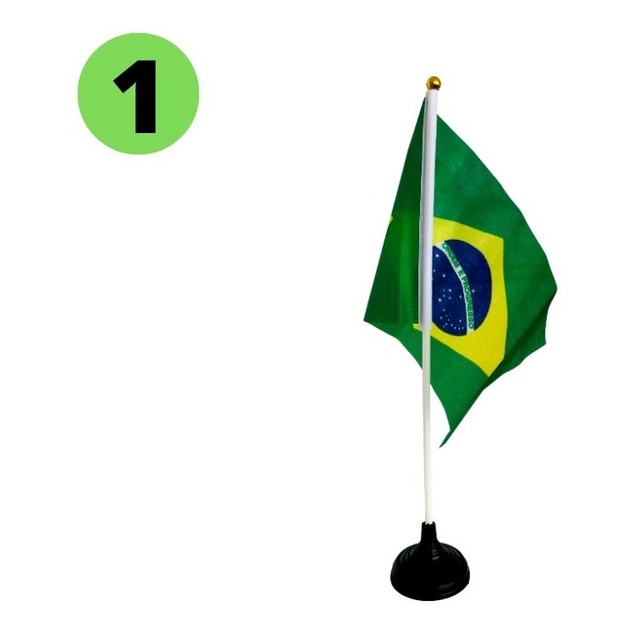 Mini Bandeira De Mesa Brasil Estantes Quartos Decoracao Casa | Shopee ...