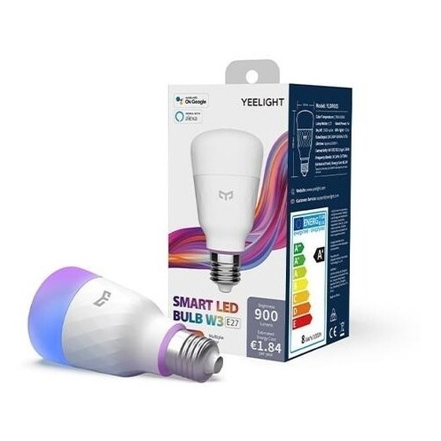 Lâmpada Yeelight Smart Led Bulb W3 Color Wi-fi | Shopee Brasil