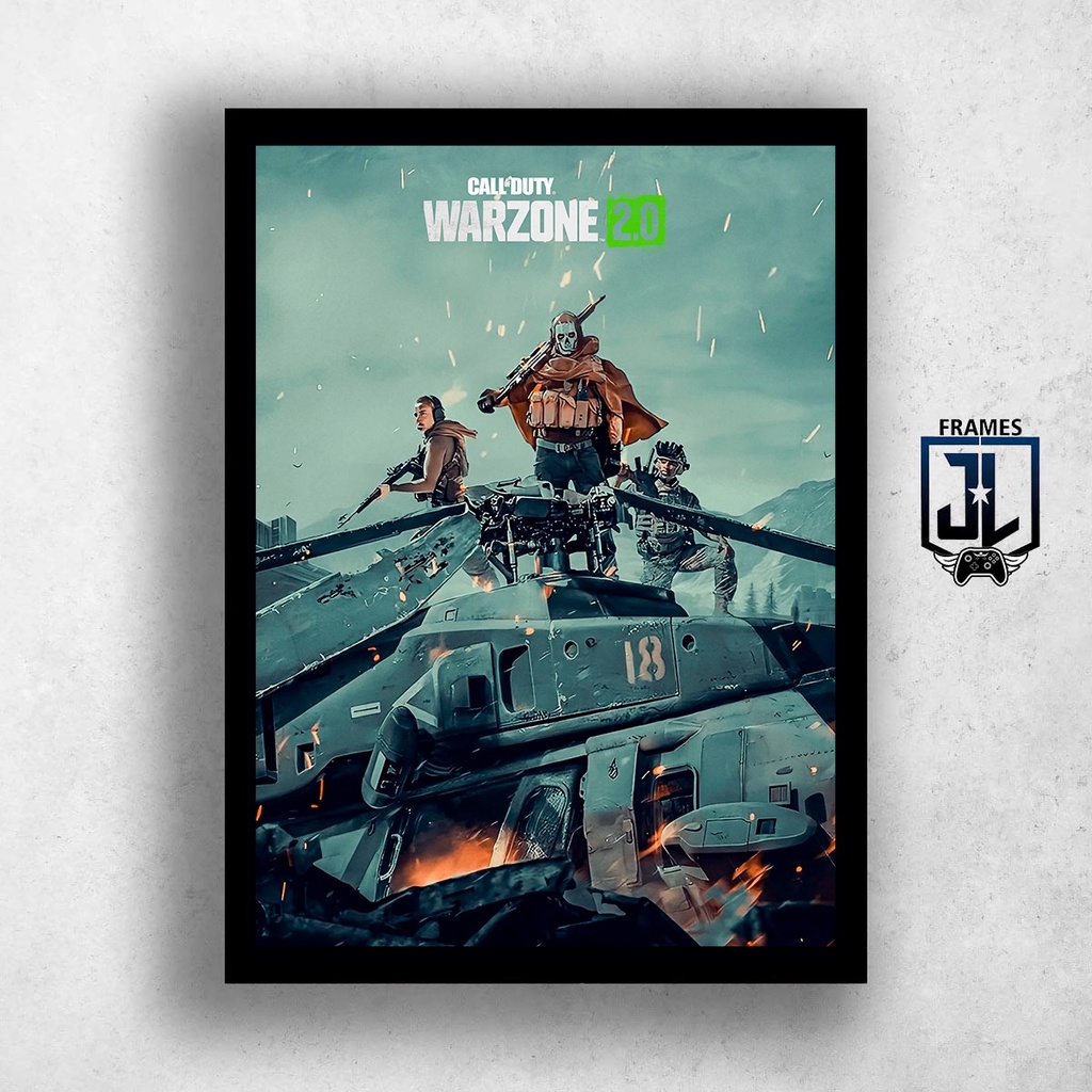 Quadros Decorativos Games Call of Duty Warzone 2.0 Pt.2 - TAM A3 A4 ...