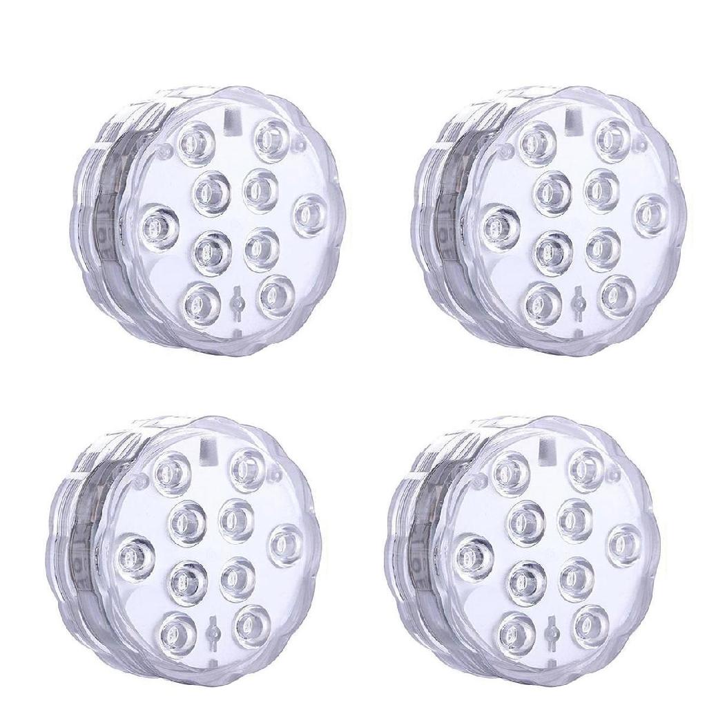 Kit Luzes Para Piscina Intex Led Pilha Colorido Rgb Controle | Shopee ...