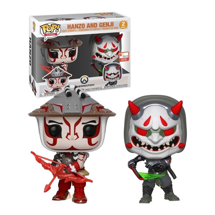 Funko Pop! Games Overwatch Hanzo And Genji 2 Pack Exclusivo | Shopee Brasil