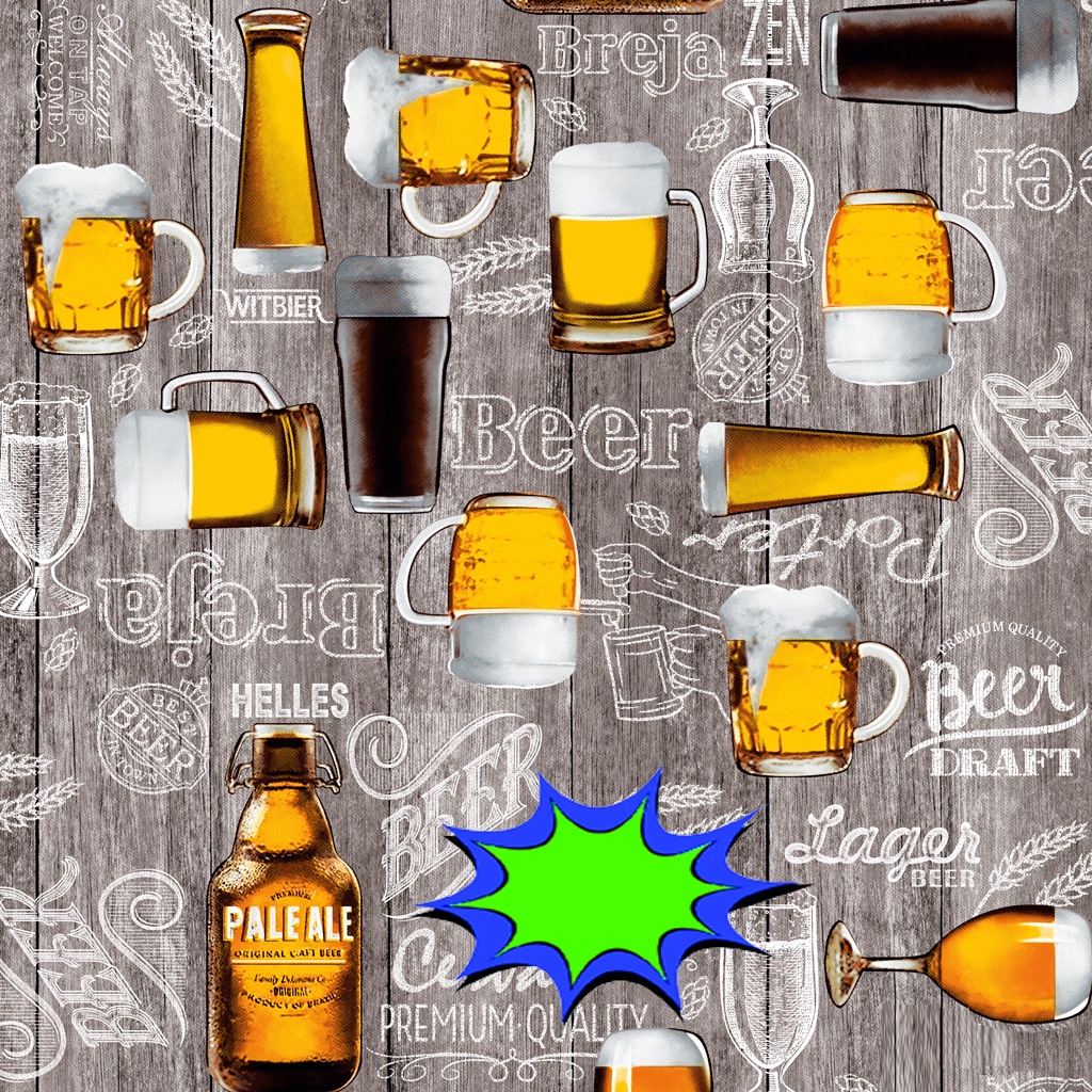 TNT Estampado Chop Boteco Cerveja Beer Breja 1,40m X 1,00m. | Shopee Brasil