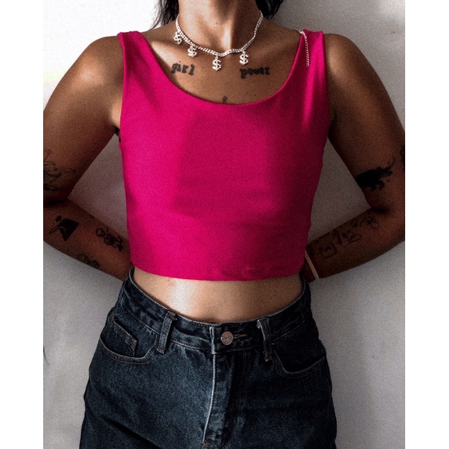 cropped basic | Shopee Brasil