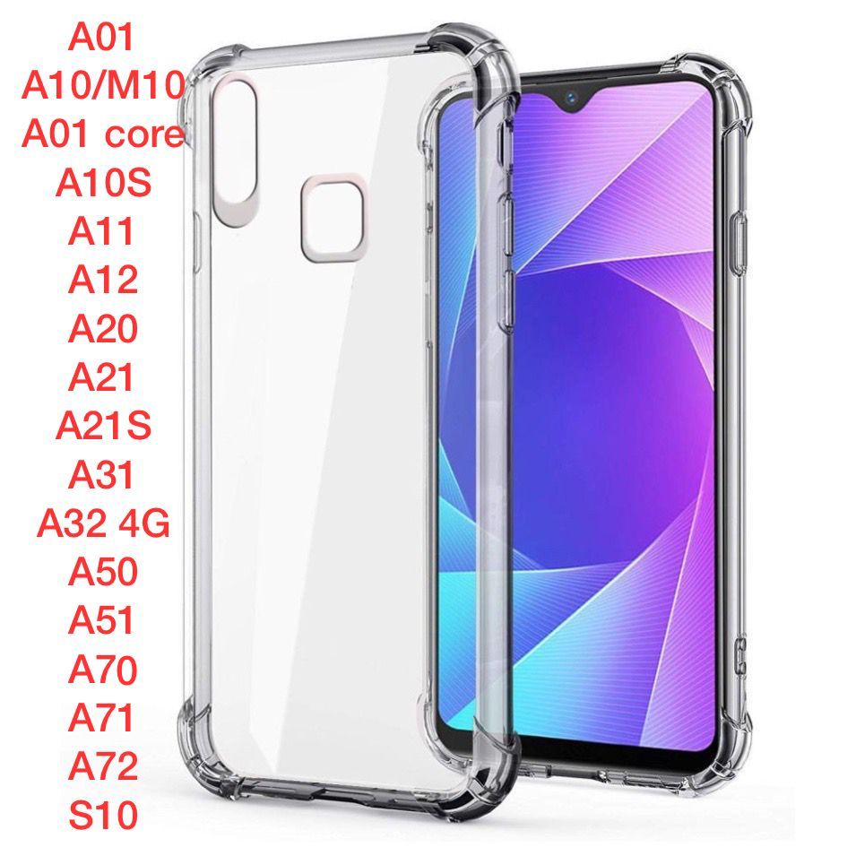 Capa Capinha Anti Impacto Transparente Modelos Variados Galaxy ( A01, A10/M10, A01 Core, A10S ...