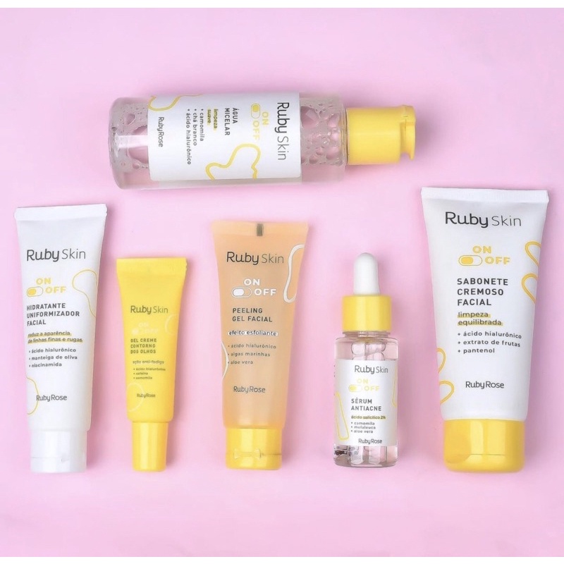 Linha Rubyskin On-off Ruby Rose Skincare | Shopee Brasil