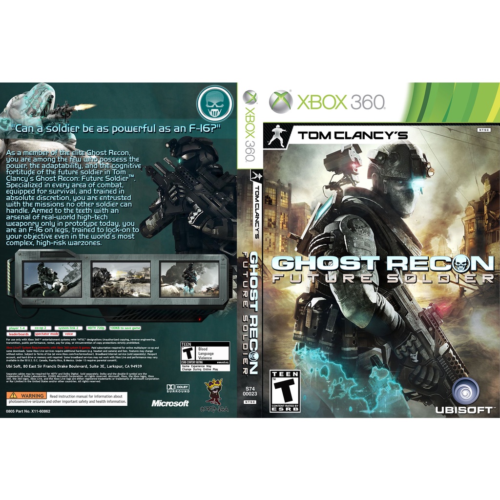 Ghost recin future soldier P/ Xbox360 Desbloq(Jtag/Ltu/Lt/Rgh) | Shopee ...