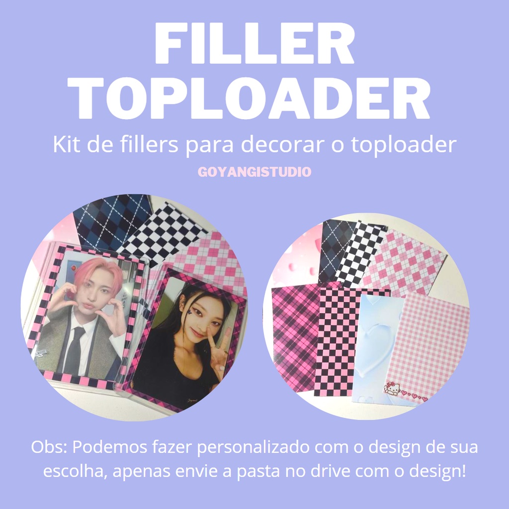 Filler para toploader kit 8 | Shopee Brasil