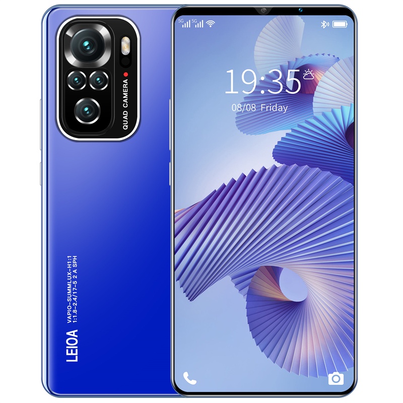 Celular Barato Nota10 5,8 Polegadas Smartphone 8 + 128GB 5G Celular ...