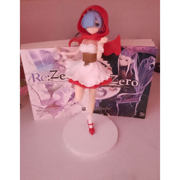 action figure Ren re:zero mais mangás 1 e 10 | Shopee Brasil
