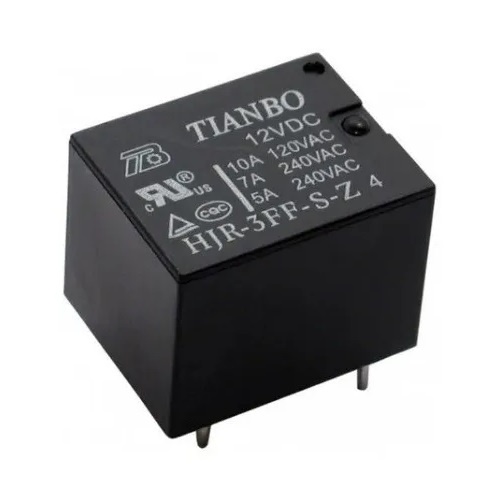 Rele 12v 10a 5 Pinos Tianbo | Shopee Brasil