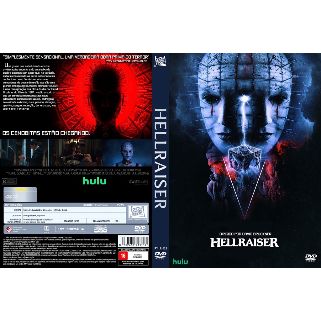 FILME HELLRAISER 2022 | Shopee Brasil