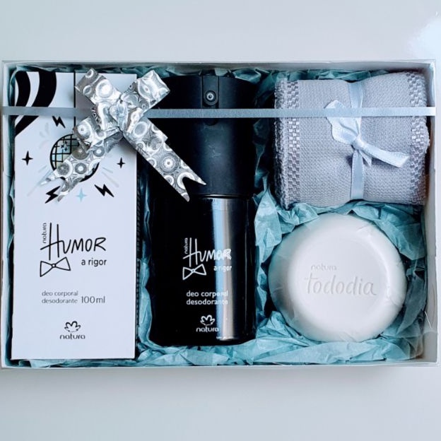 Kit Natura Humor a Rigor / 1 Desodorante Corporal 100ml + 1 Sabonete em ...