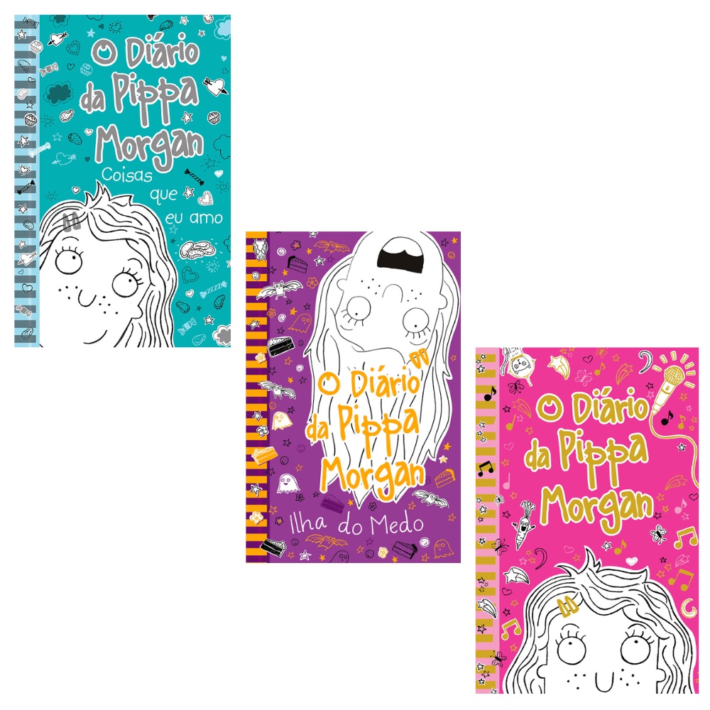 Kit de livros - O diário da Pippa Morgan | Shopee Brasil