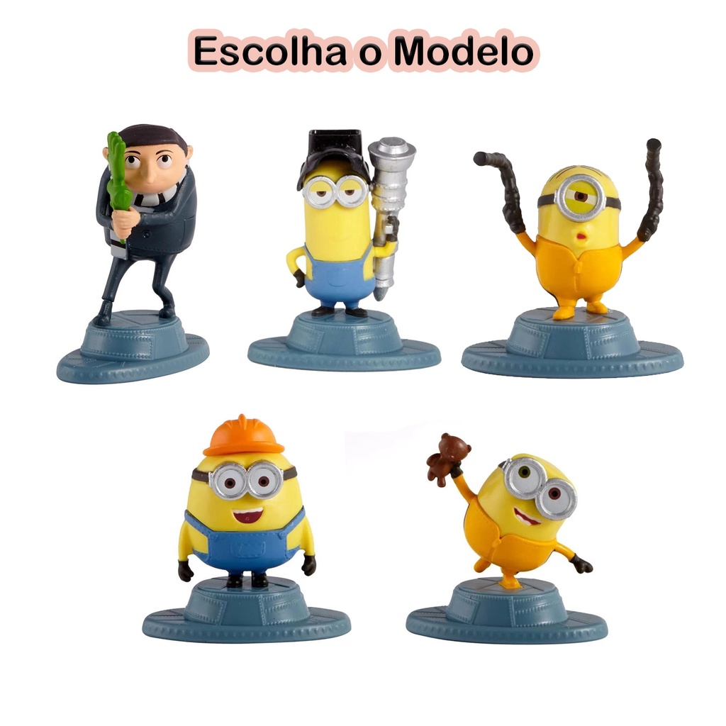 Boneco Minions - Mini Figuras - Mattel ( Escolha o Modelo ) | Shopee Brasil