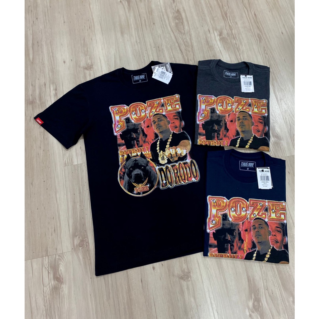 Camisa Street Thug nine Mainstreet Poze do Rodo Rap Funk Feminino ...