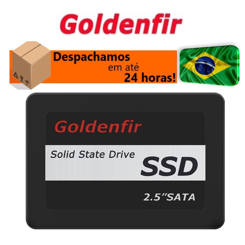 Ssd Goldenfir 240gb 120gb 128gb 480gb 500gb 1tb Sata 2.5 | Shopee Brasil