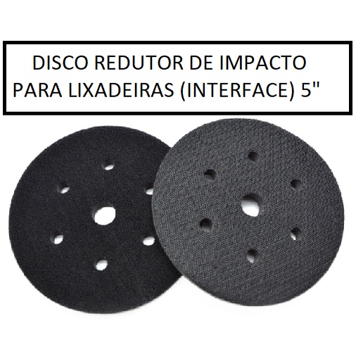 Redutor De Impacto Interface Hookit 5 Polegadas - Allfra | Shopee Brasil