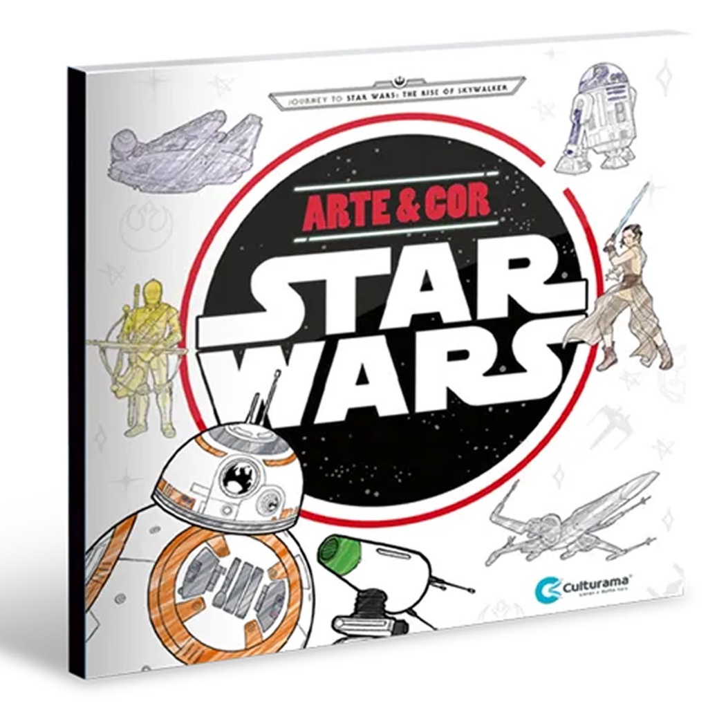Livro Desenhos Para Colorir Star Wars Episodio Ix - A Ascensao De Sky ...