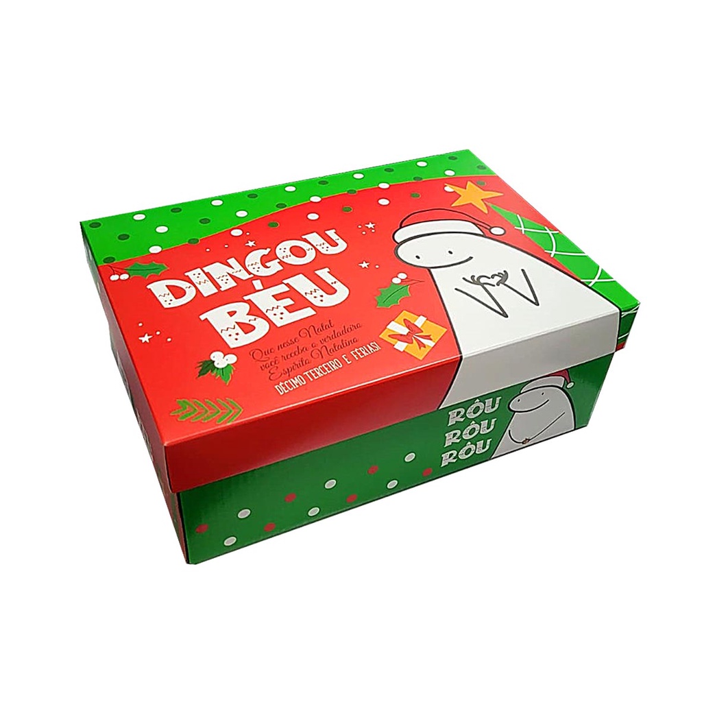 Caixa Flork Natal "Dingou Béu" Ref: NT126 - JR | Shopee Brasil