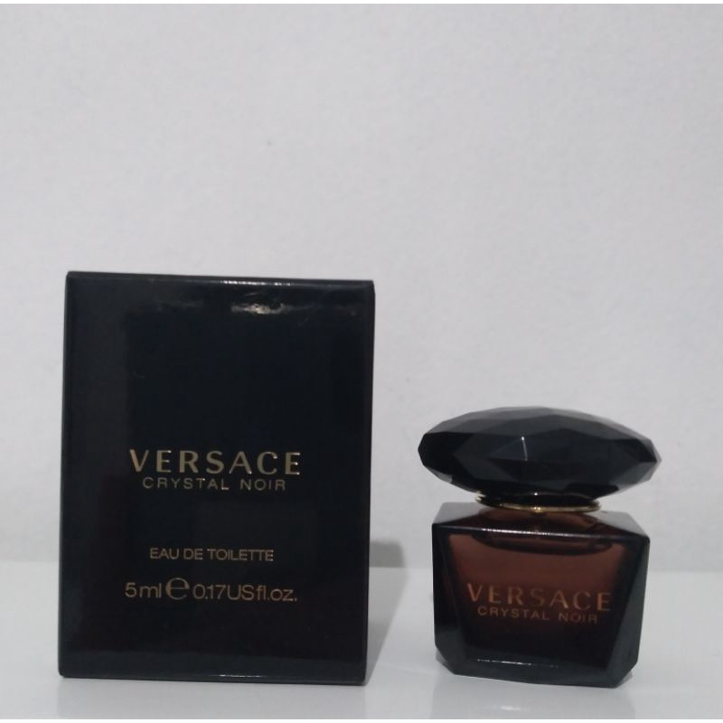 Miniatura Versace Crystal Noir EDT 5ml | Shopee Brasil