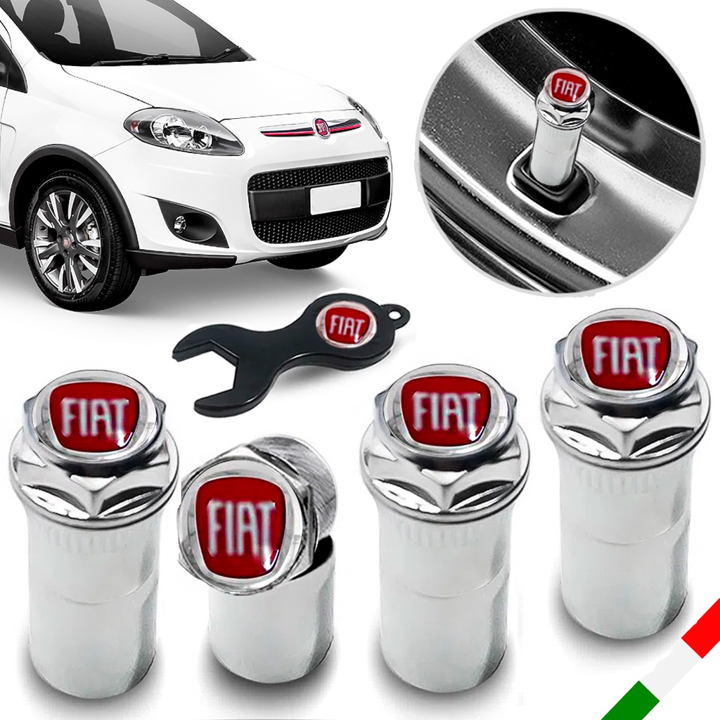 Tampa Bico Válvula Antifurto Pneu Fiat Palio Punto Siena Uno | Shopee ...