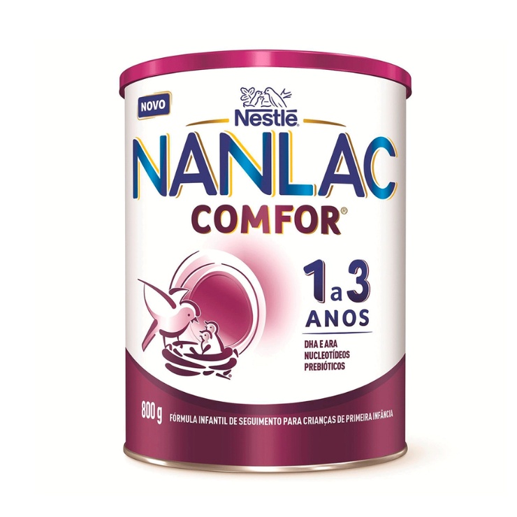 Fórmula Infantil Nanlac Comfort Nestlê 1 a 3 Anos -800g | Shopee Brasil