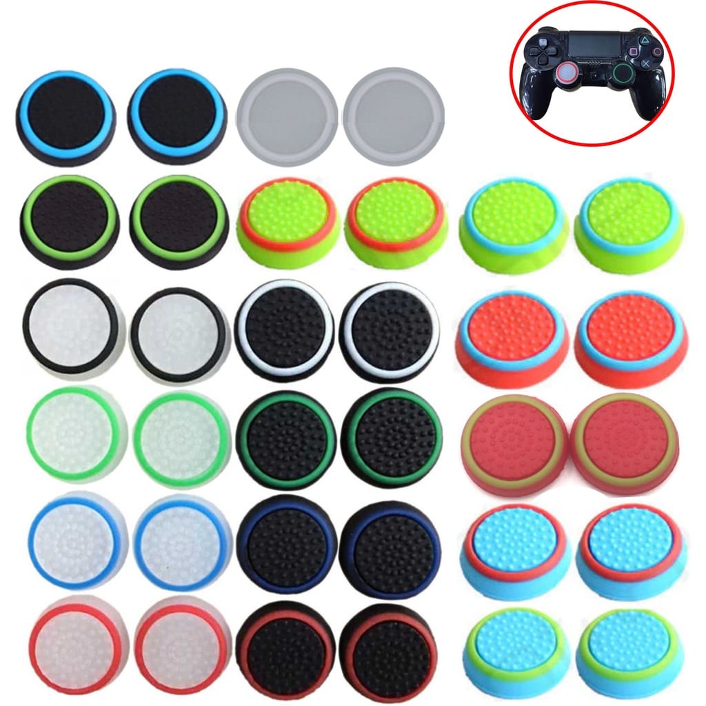 Par de Grips de Silicone para analógicos de controles XBOX One, 360 ...