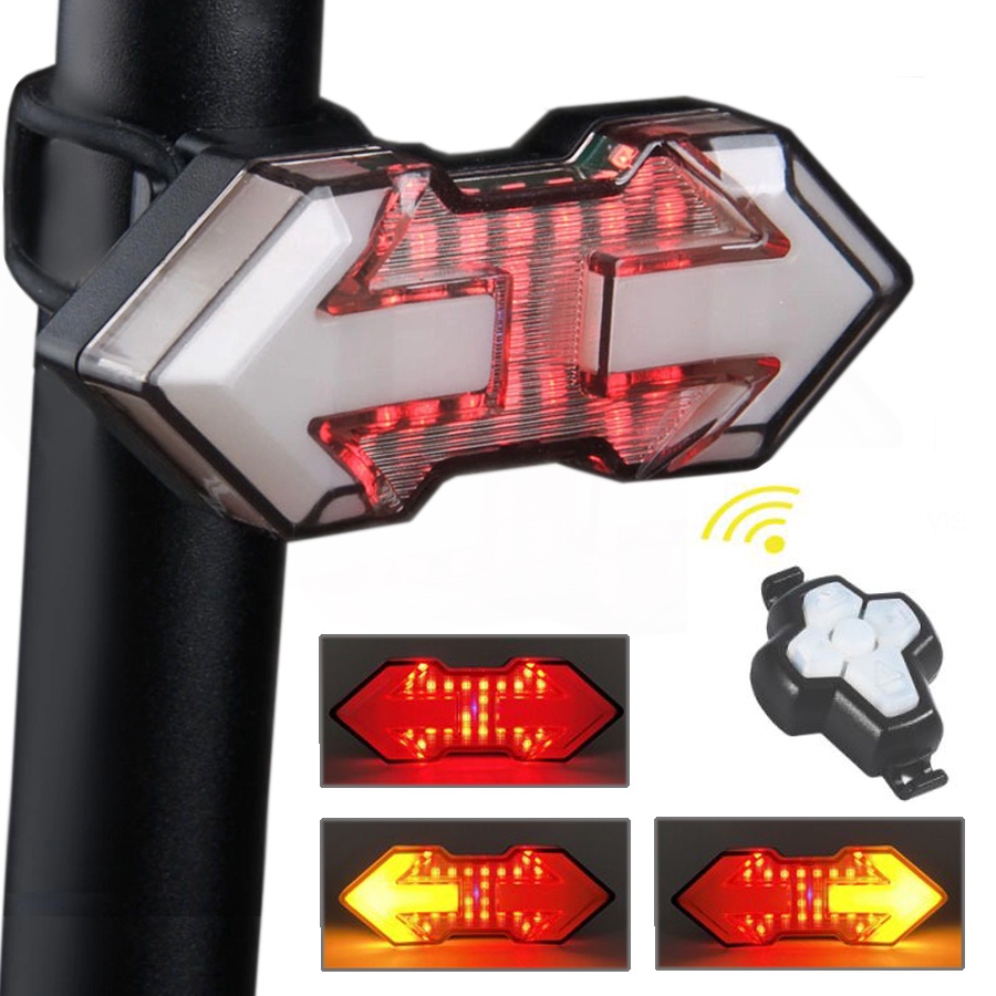 Lanterna Traseira Seta Bike Recarregável Laser Sem Fio CZO | Shopee Brasil