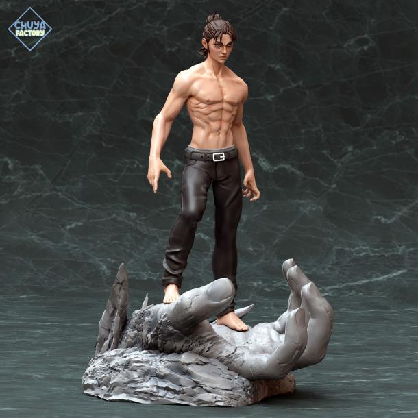 Eren Yeager - attack on Titan - action figure | Shopee Brasil