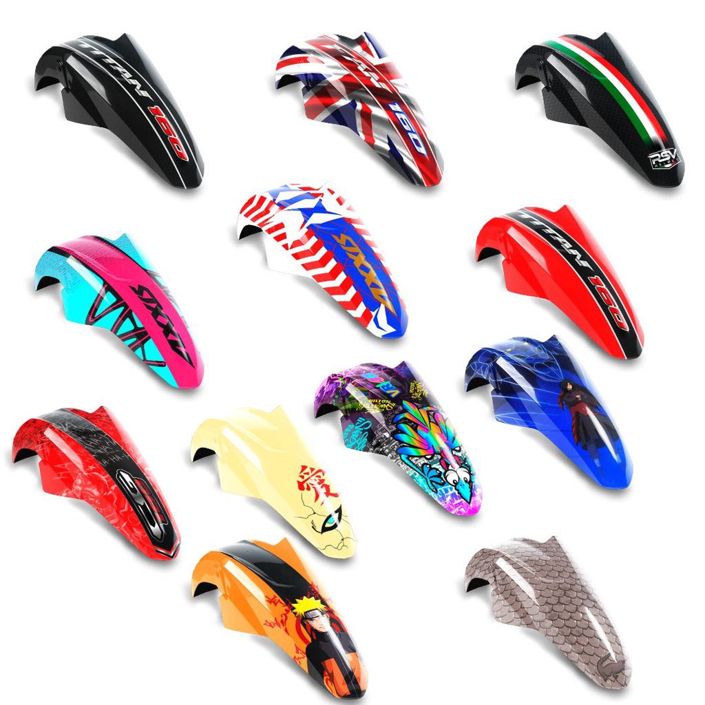 Adesivo de Para-lama de Moto sticker tuning | Shopee Brasil