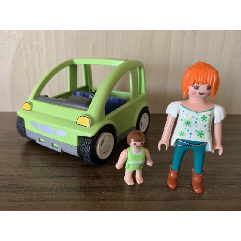 Playmobil - Carro compacto, mãe e bebê (S1111) | Shopee Brasil