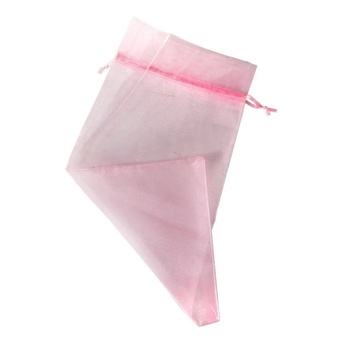 25 Saquinhos de Organza Rosa para Chinelo 20 X 35 cm | Shopee Brasil